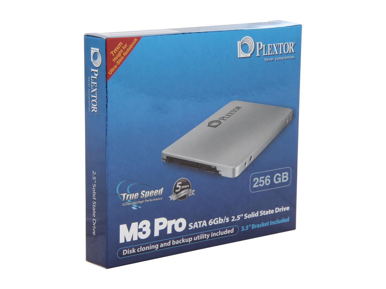 Plextor M3 Pro Series 2.5" 256GB SATA III MLC 7mm Internal Solid State ...
