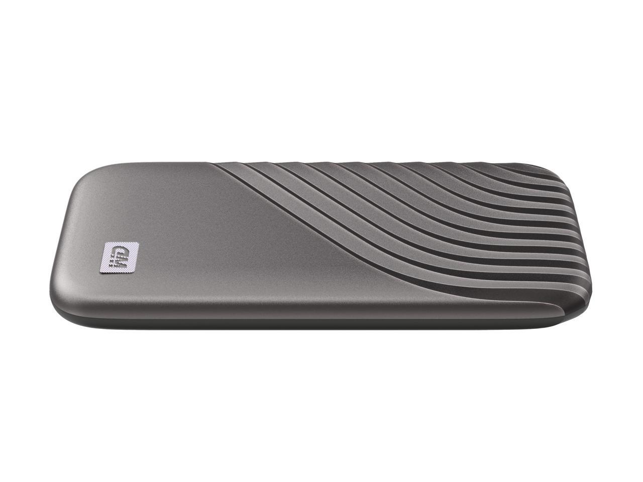 WD 500GB My Passport SSD External Portable Drive, Gray, Up to 1,050 MB ...