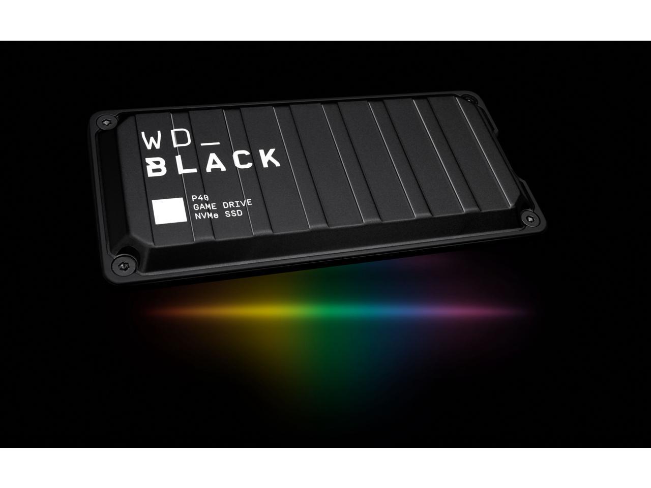 Western Digital WD BLACK P40 1TB USB 3.2 Gen 2x2, Type-C Game Drive SSD ...