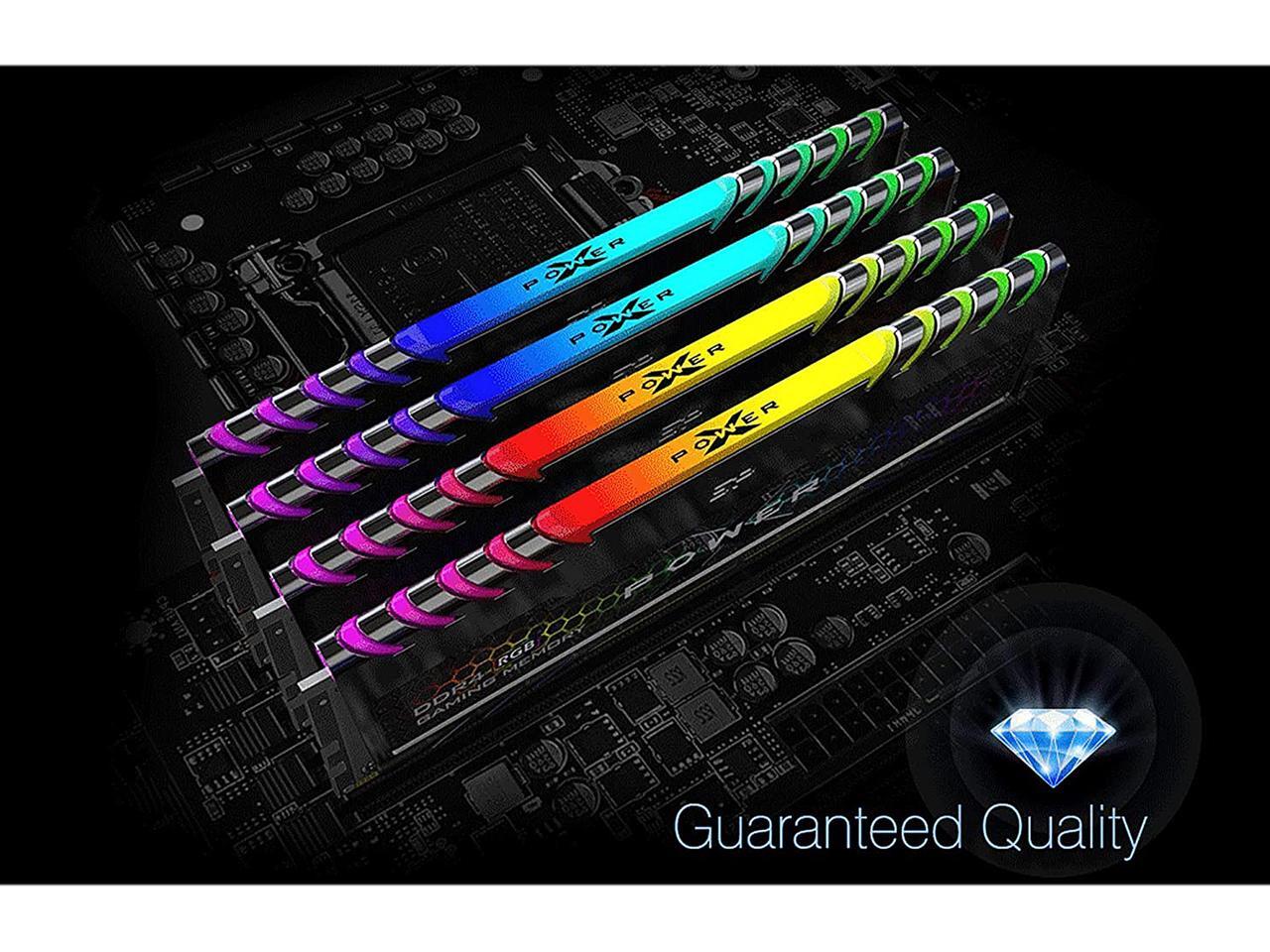 Silicon Power 32GB (2 x 16GB) DDR4 3200 (PC4 25600) 288-Pin XPOWER ...