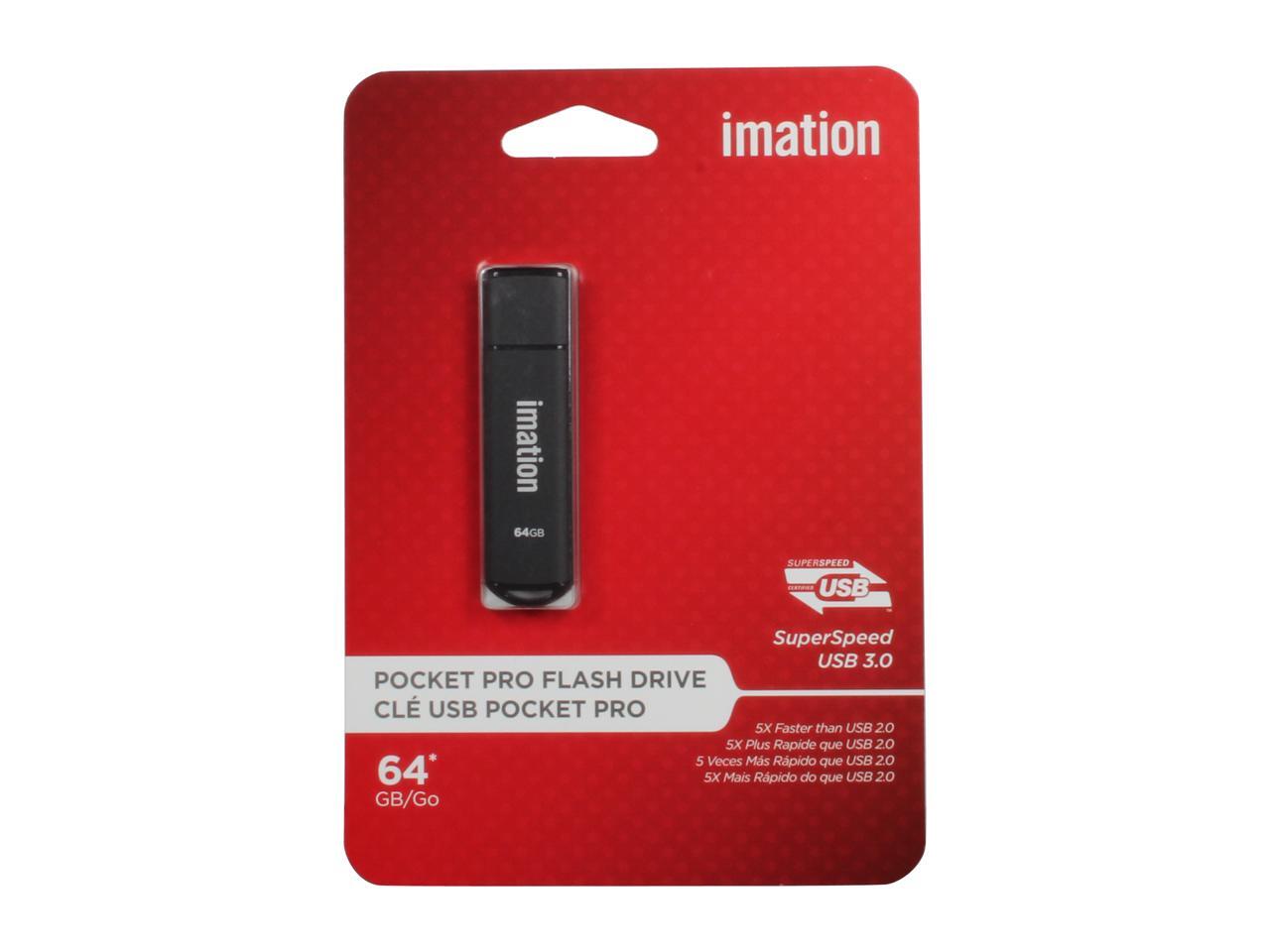 Imation 64GB Pocket Pro USB 3.0 Flash Drive - Newegg.com