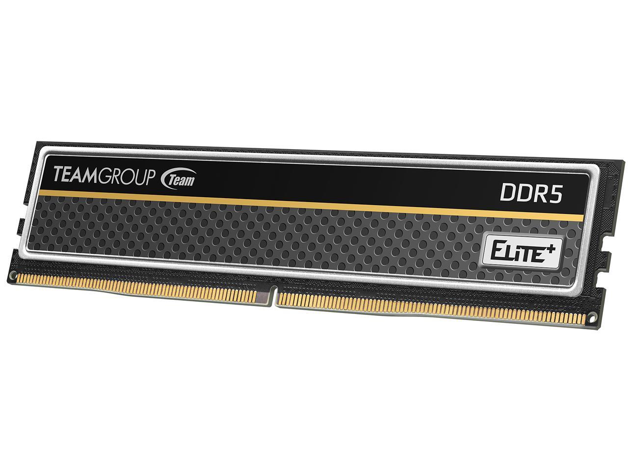 Team Elite Plus 16GB (2 x 8GB) 288-Pin PC RAM DDR5 4800 (PC5 38400 ...