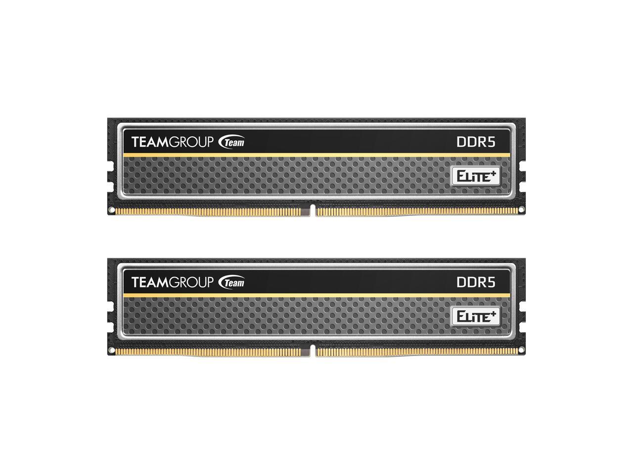 Team Elite Plus 16GB (2 x 8GB) 288-Pin PC RAM DDR5 4800 (PC5 38400 ...