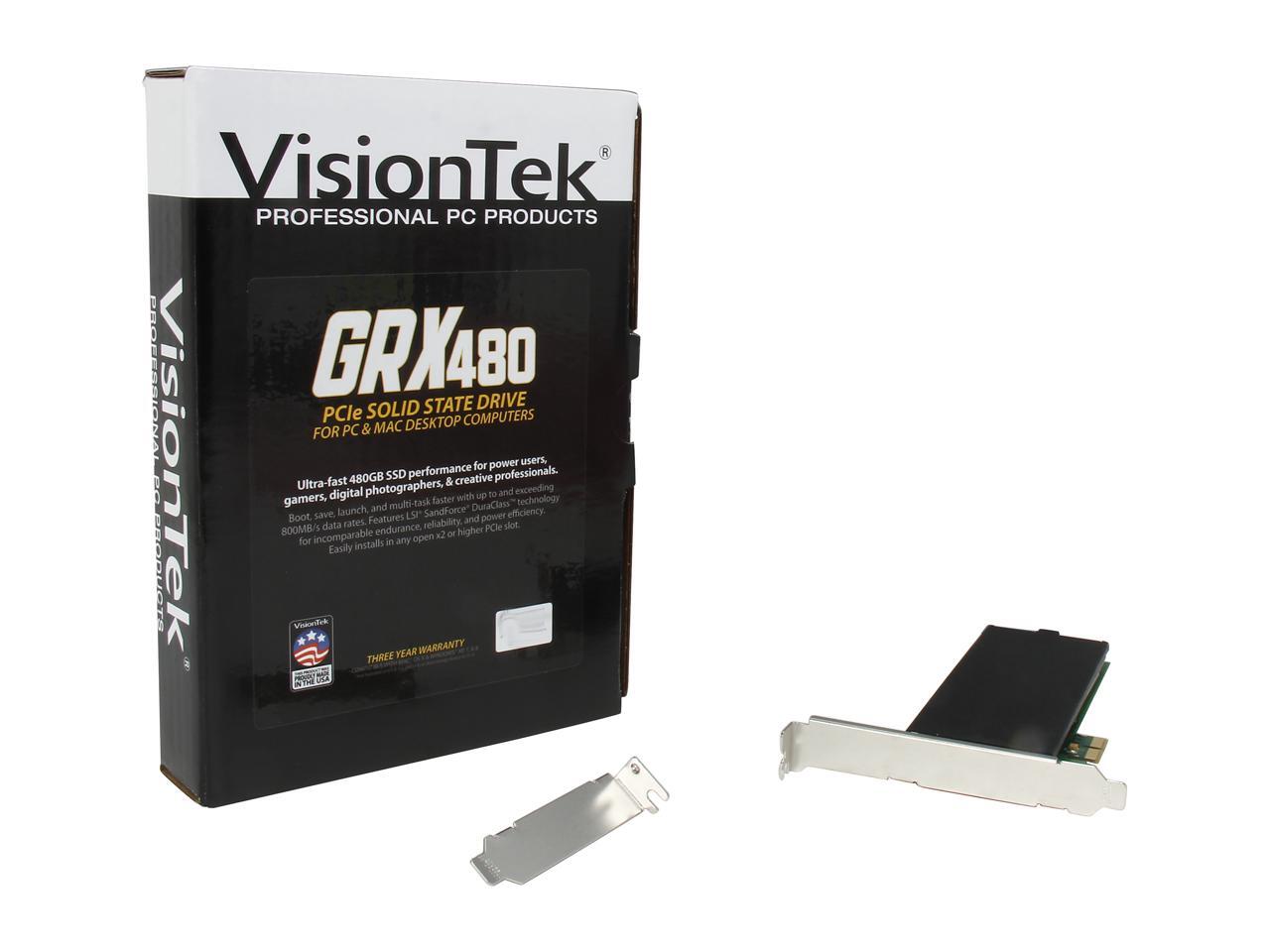 VisionTek Data Fusion 480GB PCI Express Internal Solid State Drive (SSD ...