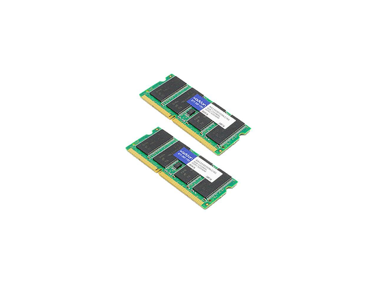 AddOn - Memory Upgrades 4GB (2 x 2GB) 204-Pin DDR3 SO-DIMM 1333 MHz Laptop Memory - Newegg.com