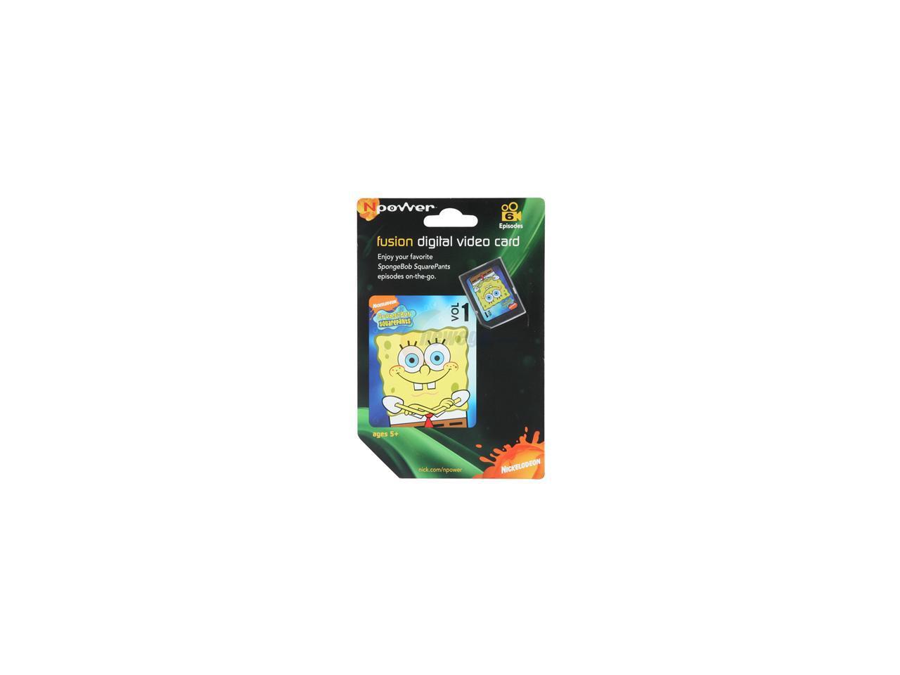 Npower Secure Digital (SD) SpongeBob SquarePants fusion digital video ...