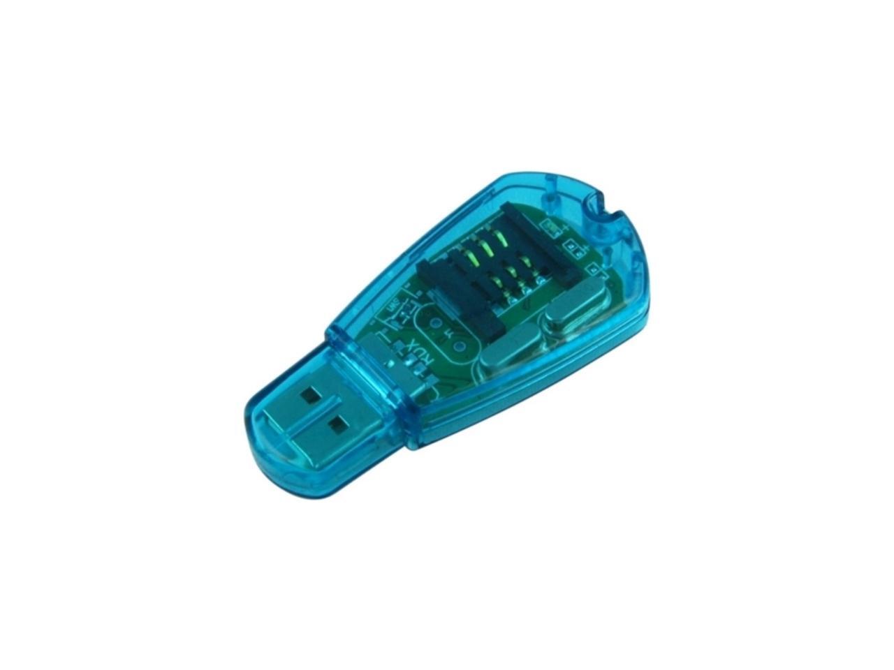 INSTEN 1042708 1 card USB 1.1 Cell Phone SIM Card Reader For Backup SMS ...