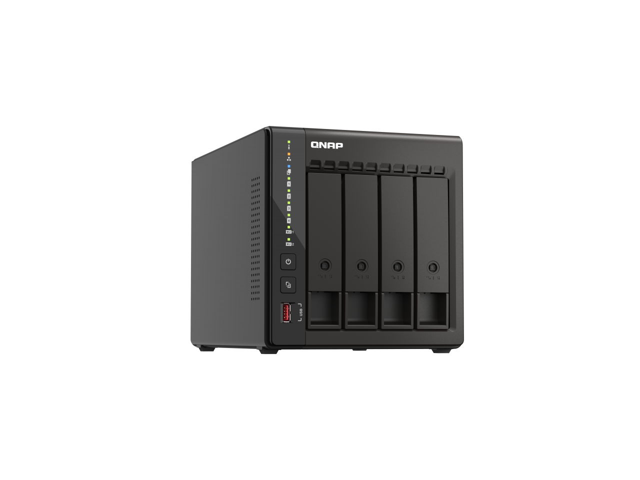 QNAP 4-Bay High-Performance desktop NAS with Intel Celeron 4-Core J6412 ...