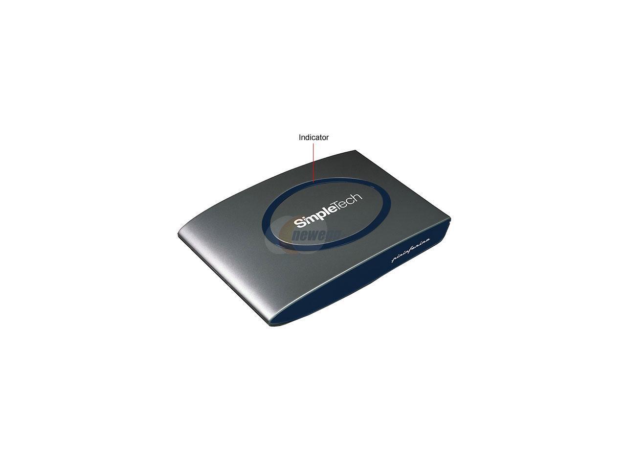 SimpleTech Portable 120GB USB 2.0 2.5" External Hard Drive - Newegg.com