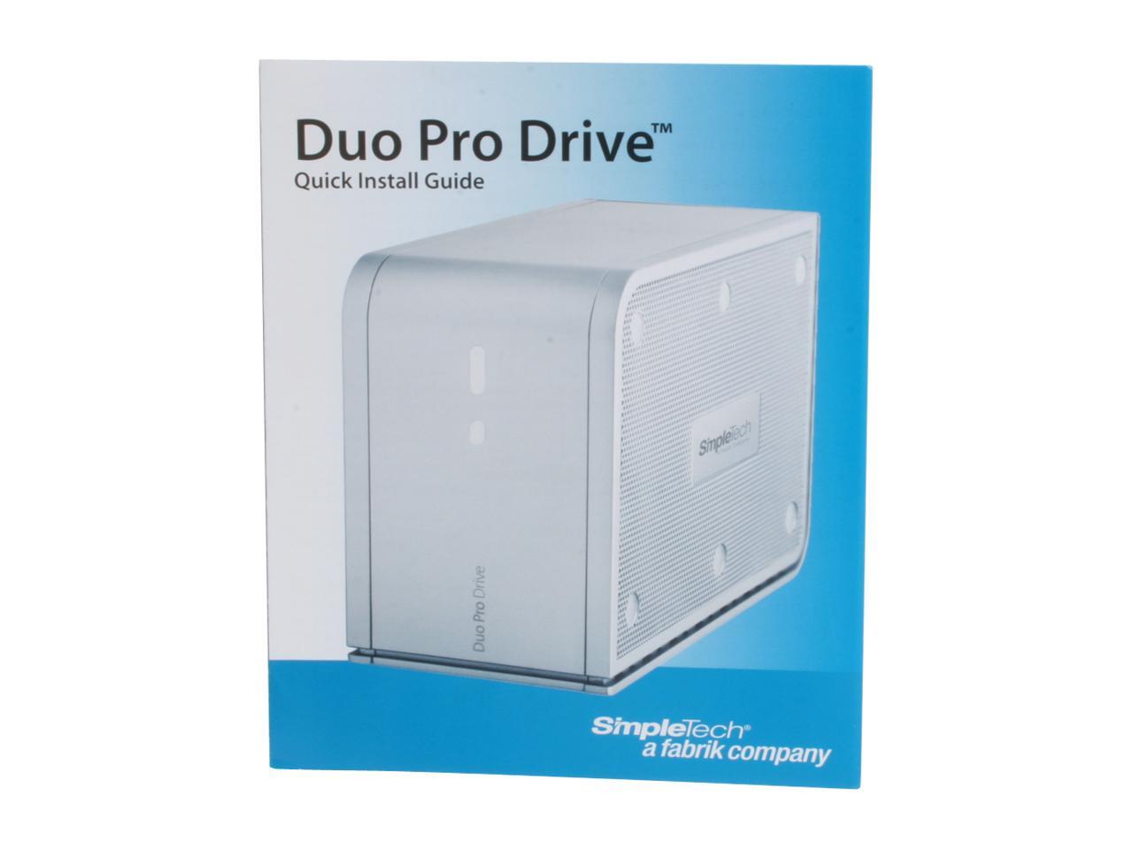 SimpleTech Duo Pro 1TB USB 2.0 / eSATA 3.5" External Hard Drive ...