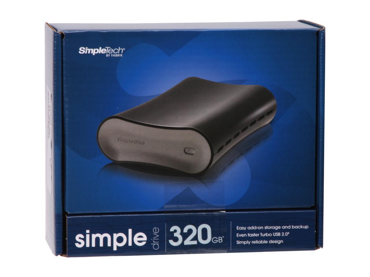 SimpleTech 320GB USB 2.0 3.5" External Hard Drive - Newegg.com