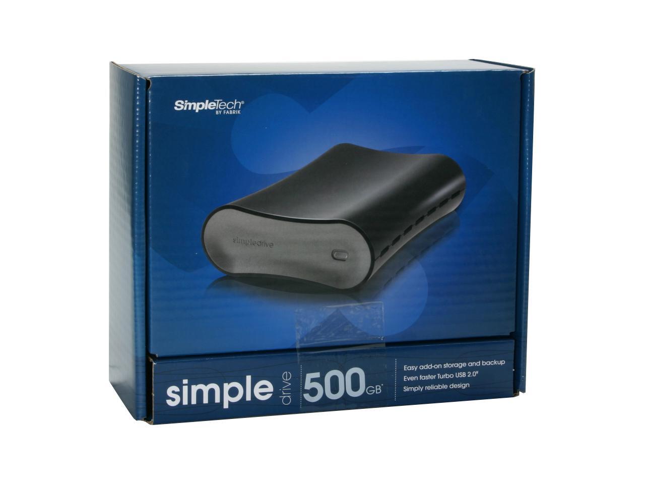 SimpleTech 500GB USB 2.0 3.5" External Hard Drive - Newegg.com