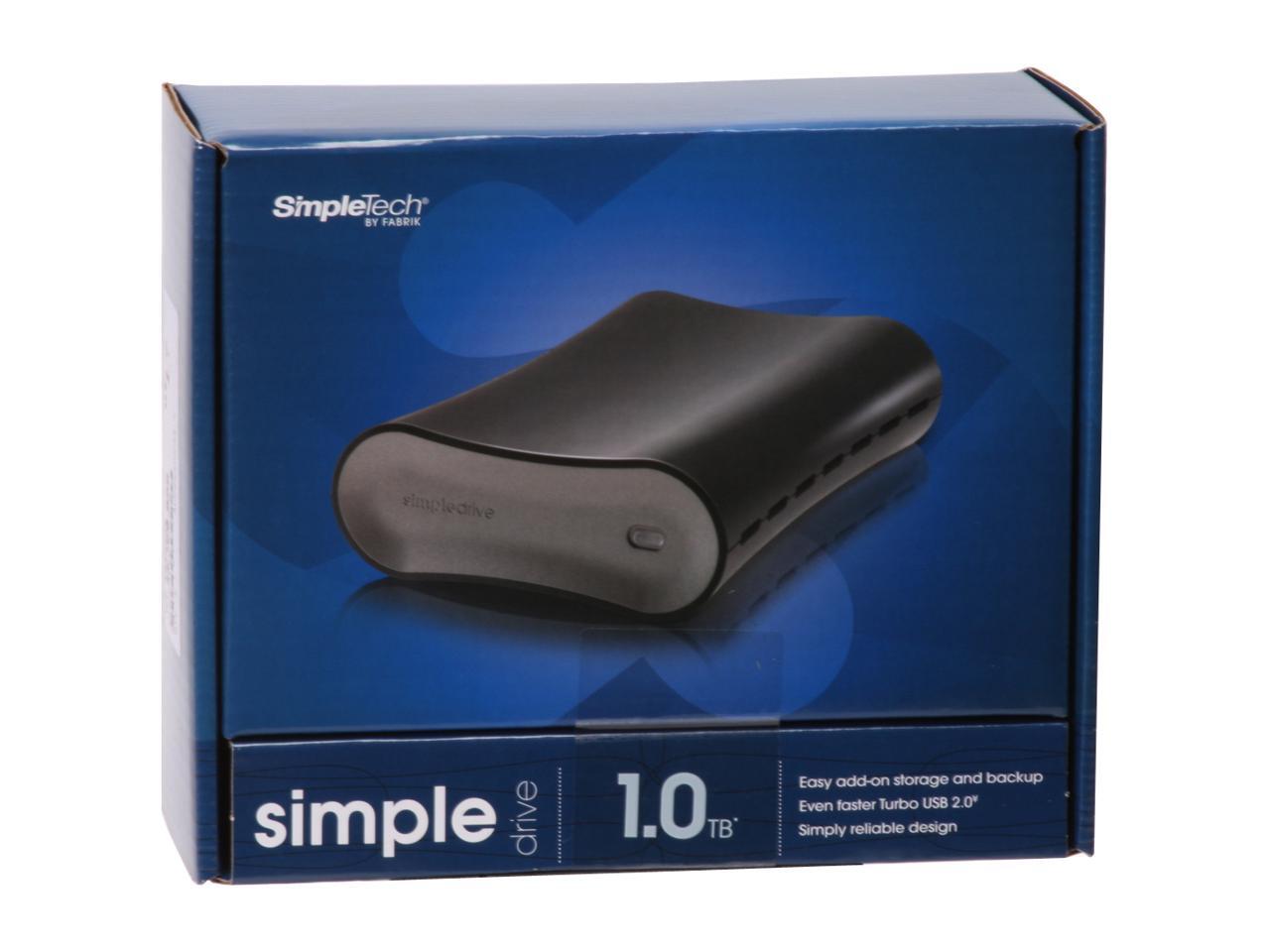SimpleTech 1TB USB 2.0 3.5" External Hard Drive - Newegg.com