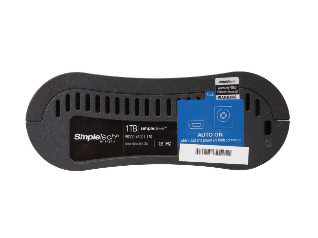 SimpleTech 1TB USB 2.0 3.5" External Hard Drive - Newegg.com