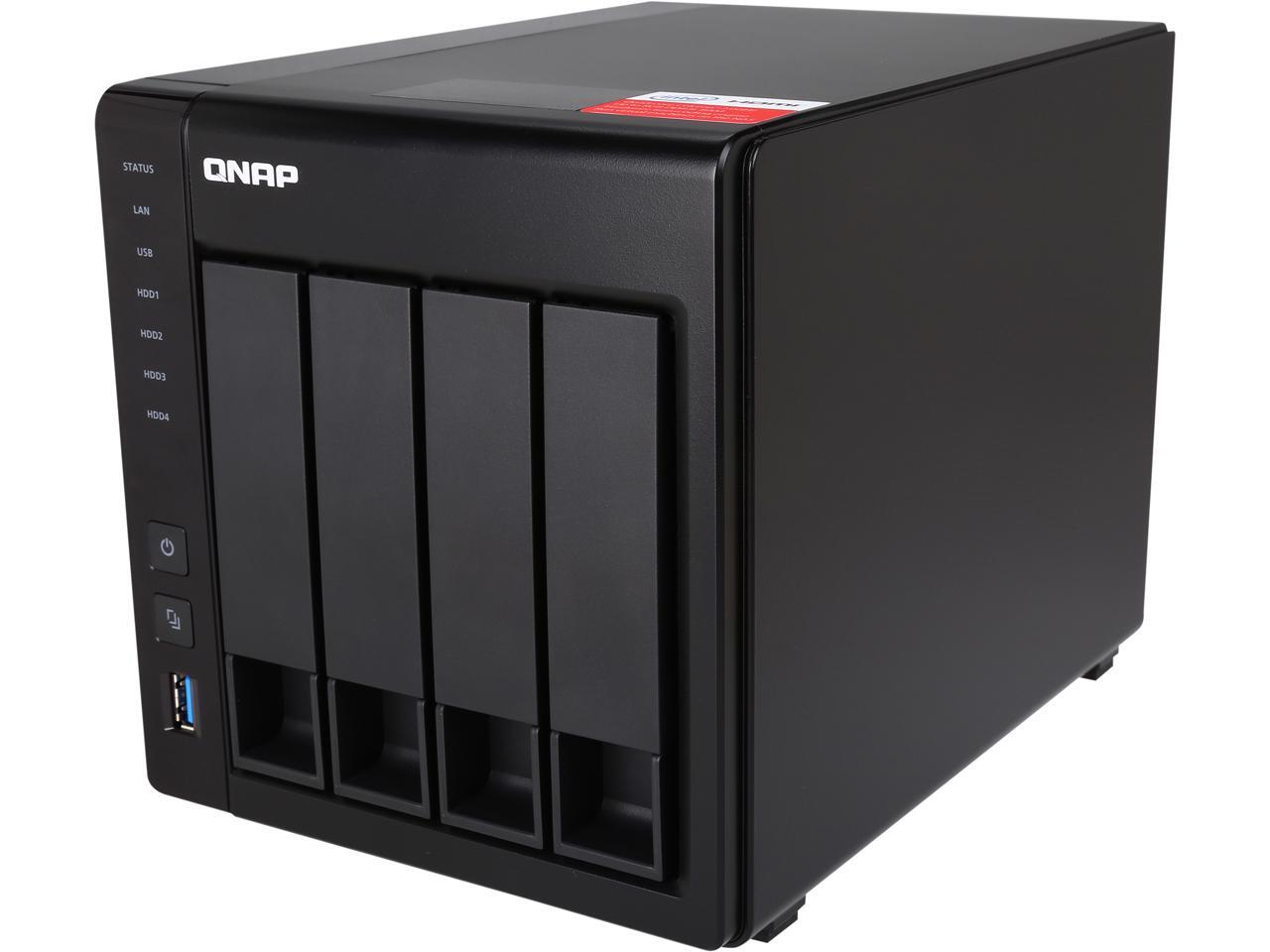 QNAP TS-451+-8G-US 4-Bay Personal Cloud NAS with HDMI output, DLNA ...