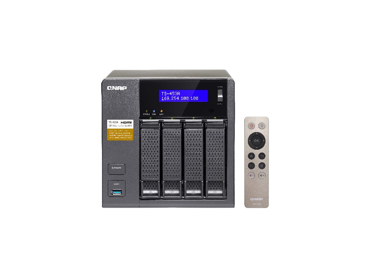 QNAP TS-453A-8G-US (8GB RAM version) 4-Bay Professional-grade NAS ...