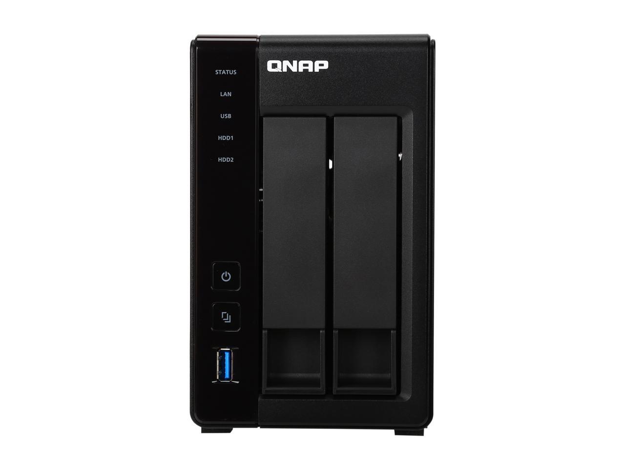QNAP TS-251+-2G-13R-US 2-Bay Personal Cloud NAS,Intel 2.0 GHz Quad-Core ...