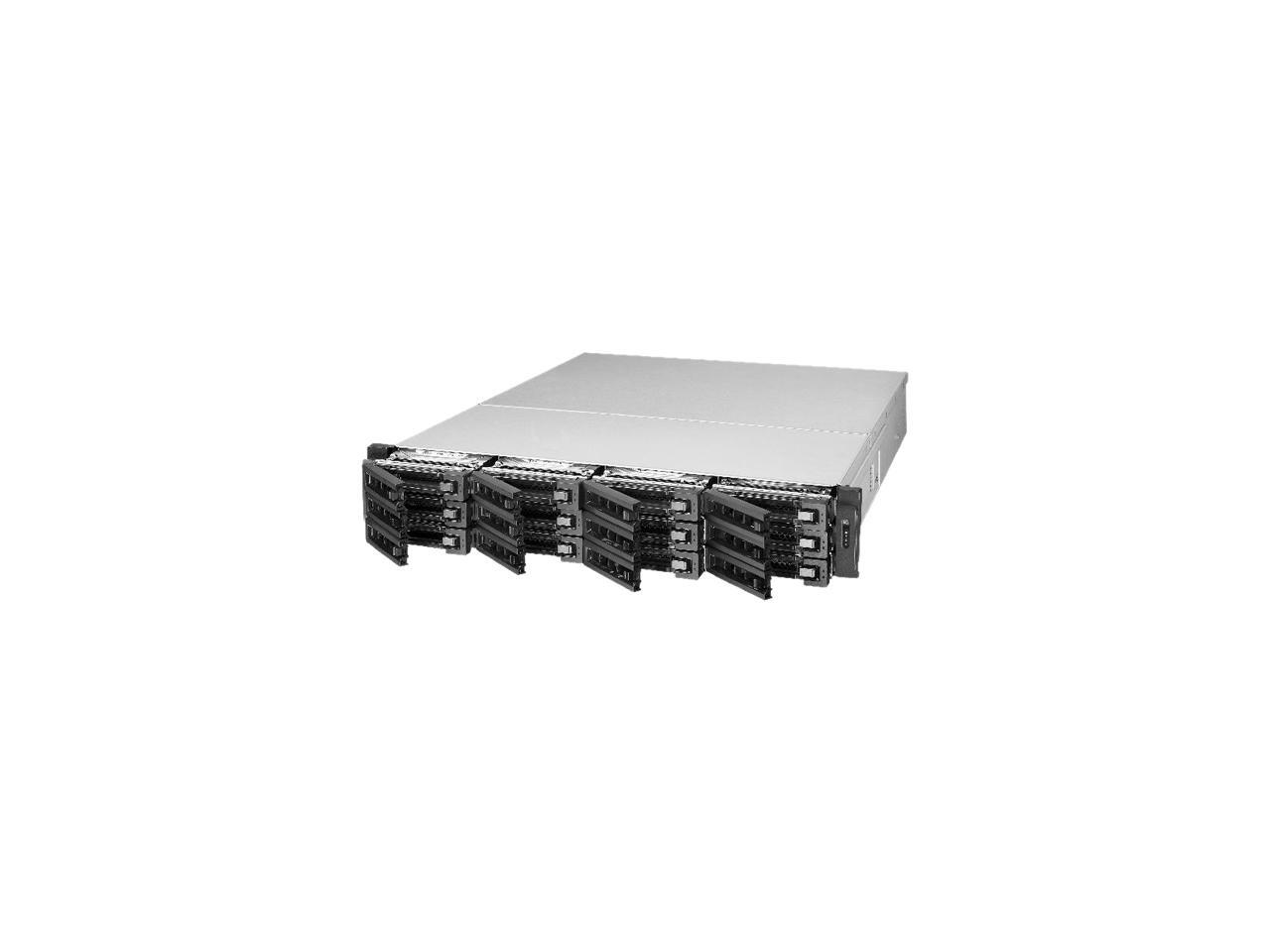 QNAP 12-bay 10GbE NAS and iSCSI/ IP-SAN. 2U, SAS 12G, SAS / SATA 6G, 4 ...
