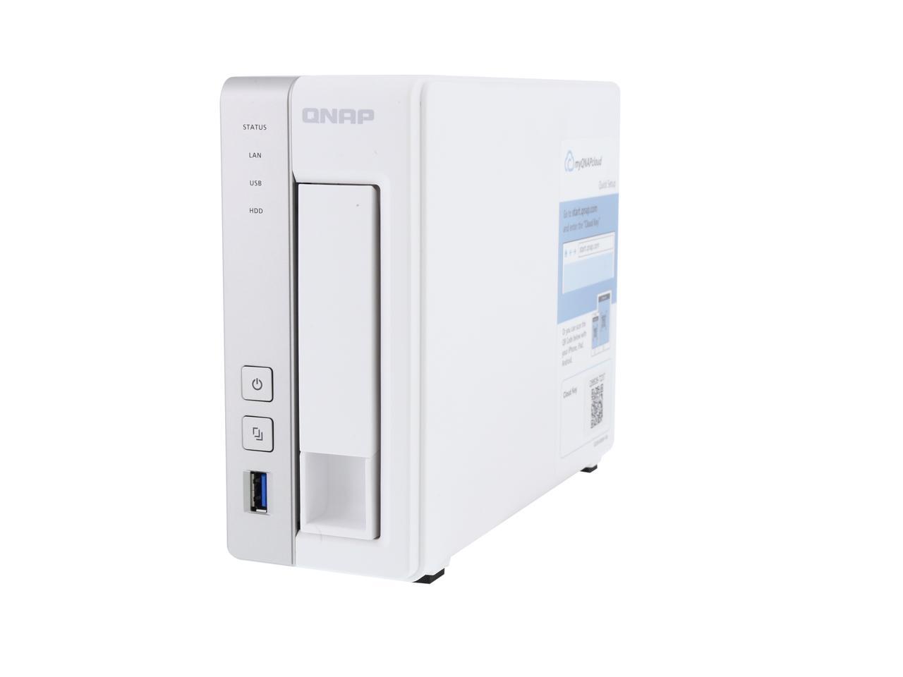 QNAP TS-131P 1-bay Personal Cloud NAS with DLNA, Mobile Apps and ...