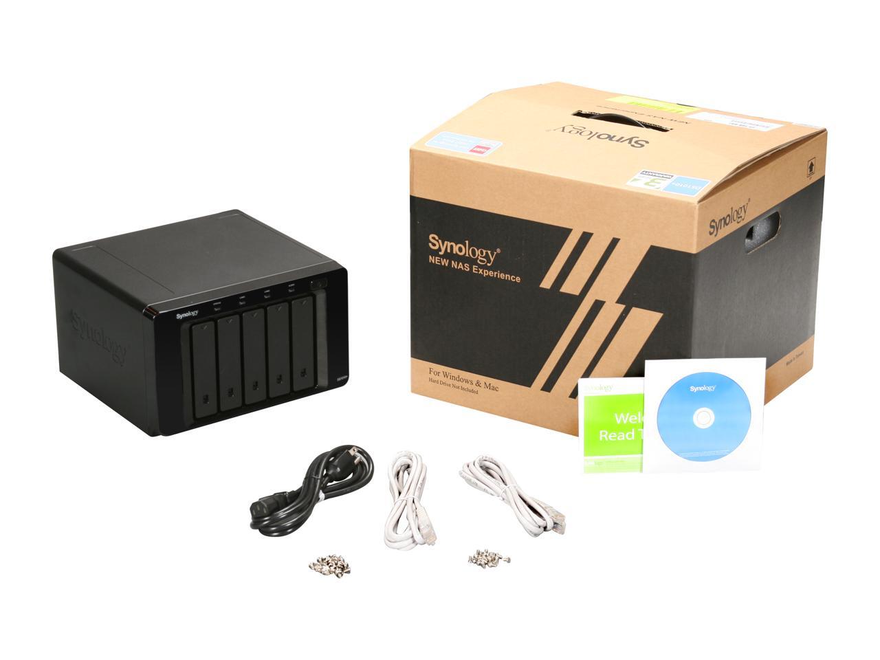 Synology DS1010+ Disk Station 5-bay All-in-1 NAS Server for Business ...