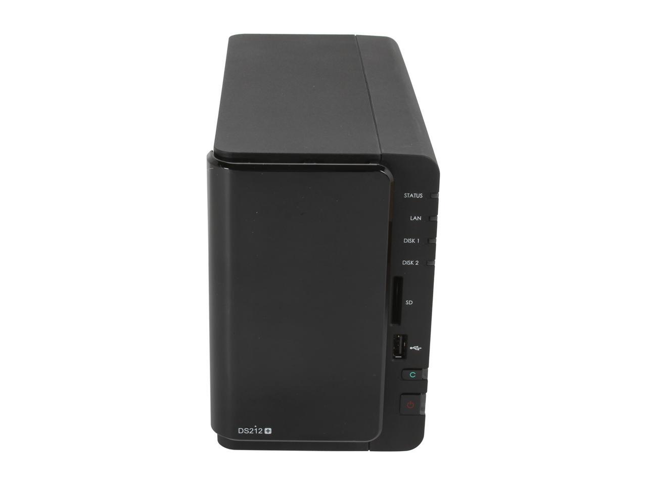 Synology DS212+ DiskStation High-Performance 2-bay All-in-1 NAS Server ...