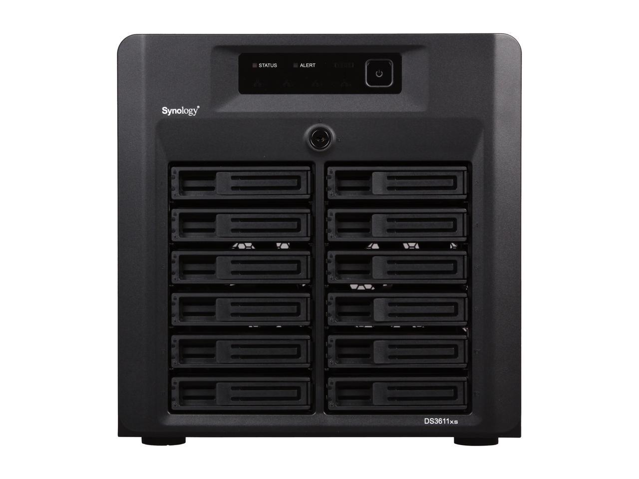 Synology DS3611xs Ultra-High performance NAS Server Scales up to 100TB ...