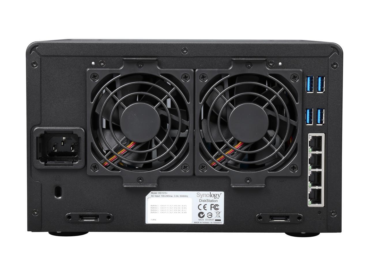 Synology DS1515+ Diskless Network Attached Storage, NAS - Newegg.com