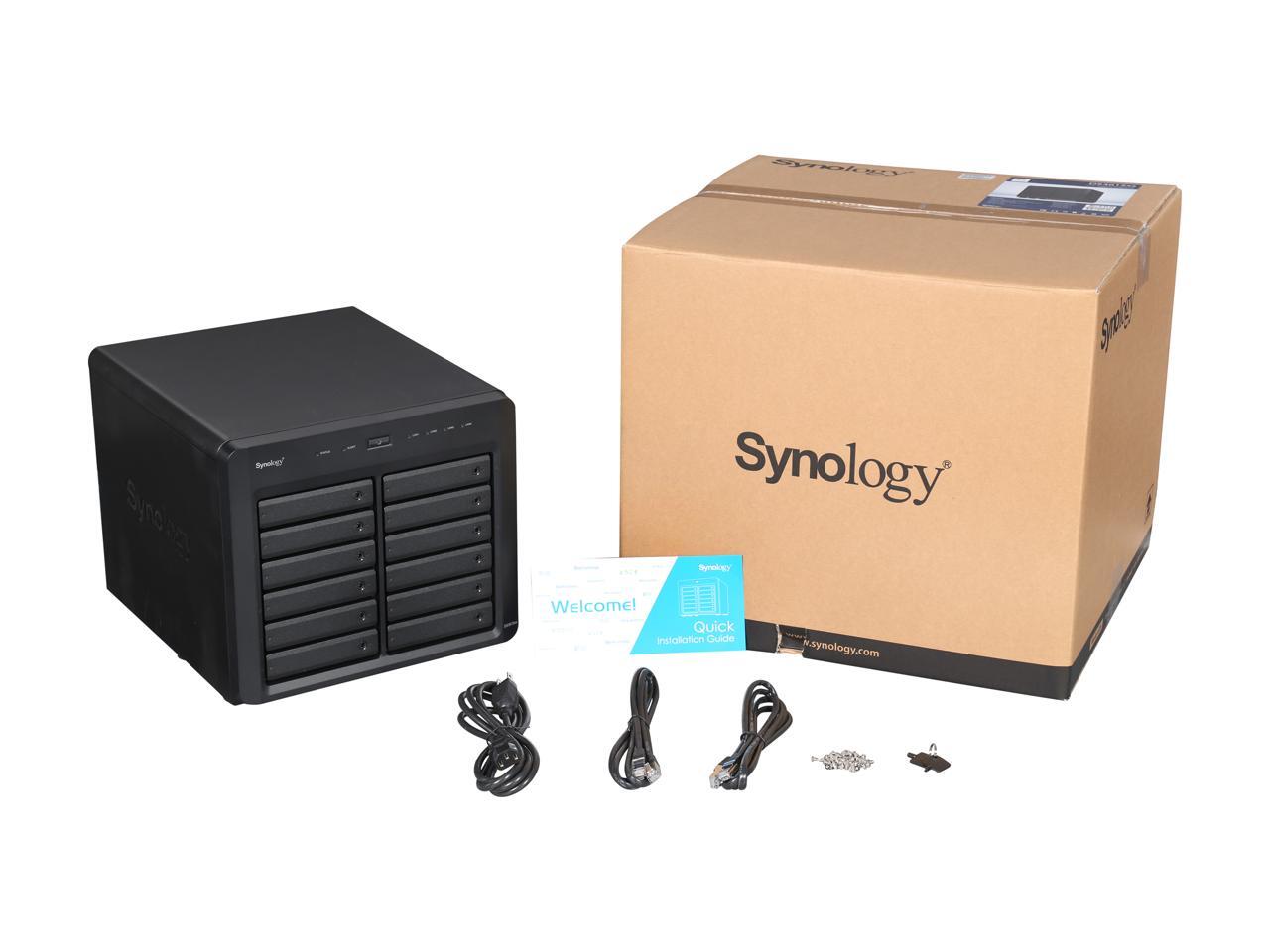 Synology DS3615xs 12-Bay High Performance NAS, PCIe Slot, Expandable ...