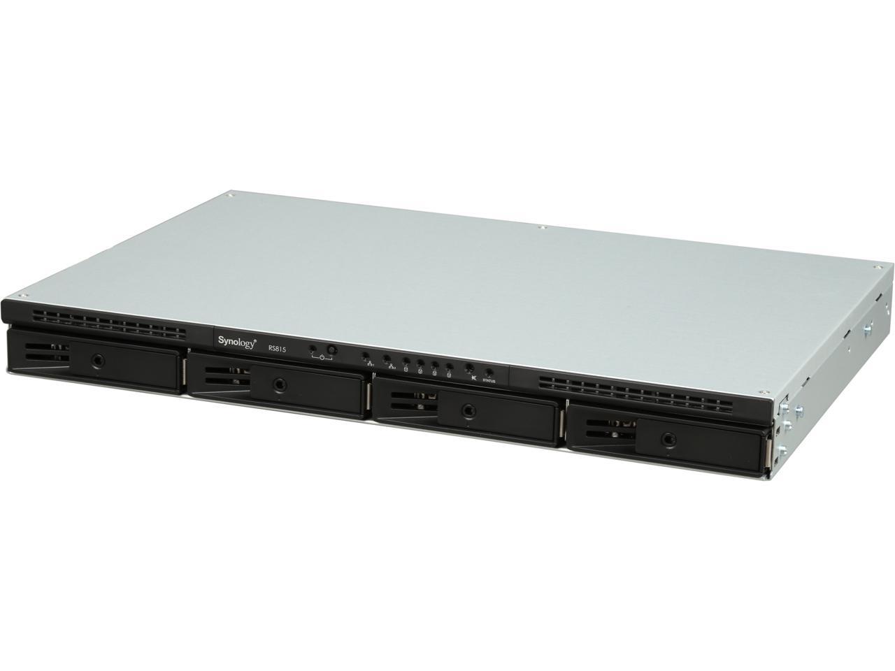 Synology RS815 RackStation 4-Bay (Diskless) Network Attached Storage ...