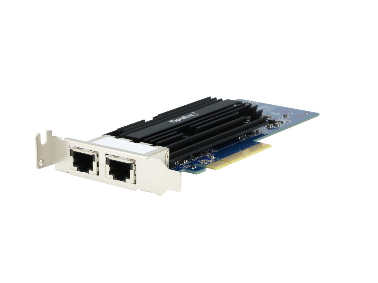 Synology 10Gb Ethernet Adapter 2 RJ45 (E10G18-T2) - Newegg.com