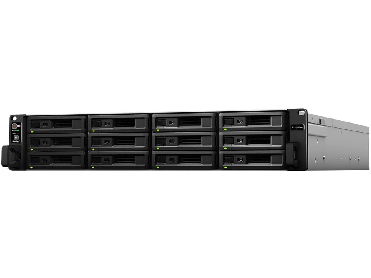 Synology 12 Bay NAS RackStation RS18017xs+ (Diskless) - Newegg.com