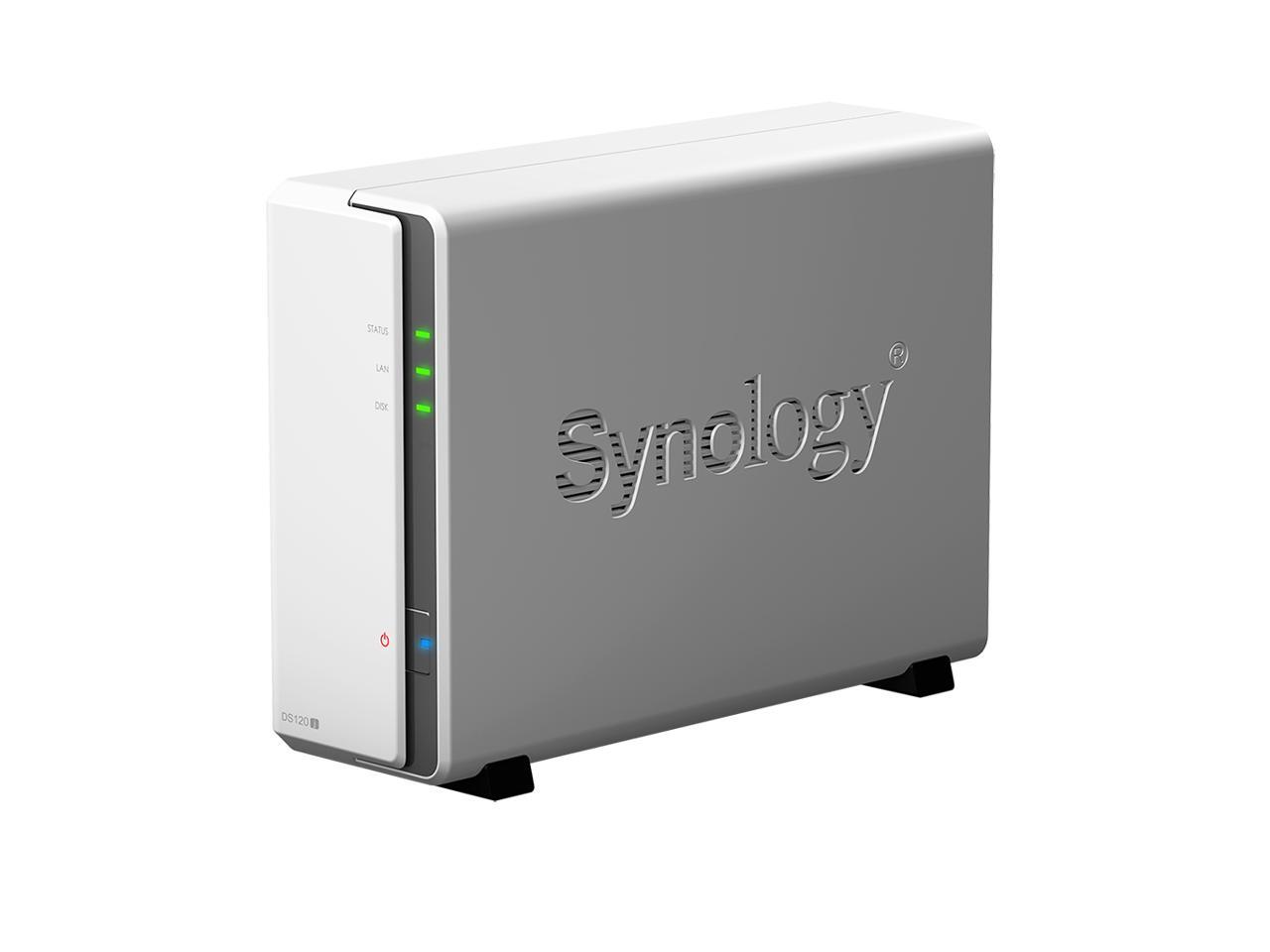 Synology 1 Bay Desktop NAS DiskStation DS120j (Diskless) - Newegg.com