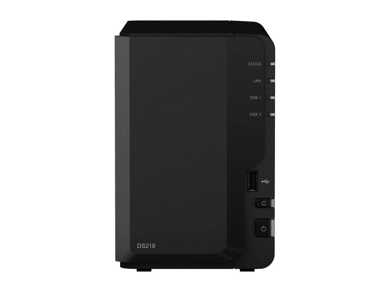 Synology 2 bay NAS DiskStation DS218 (Diskless) - Newegg.com