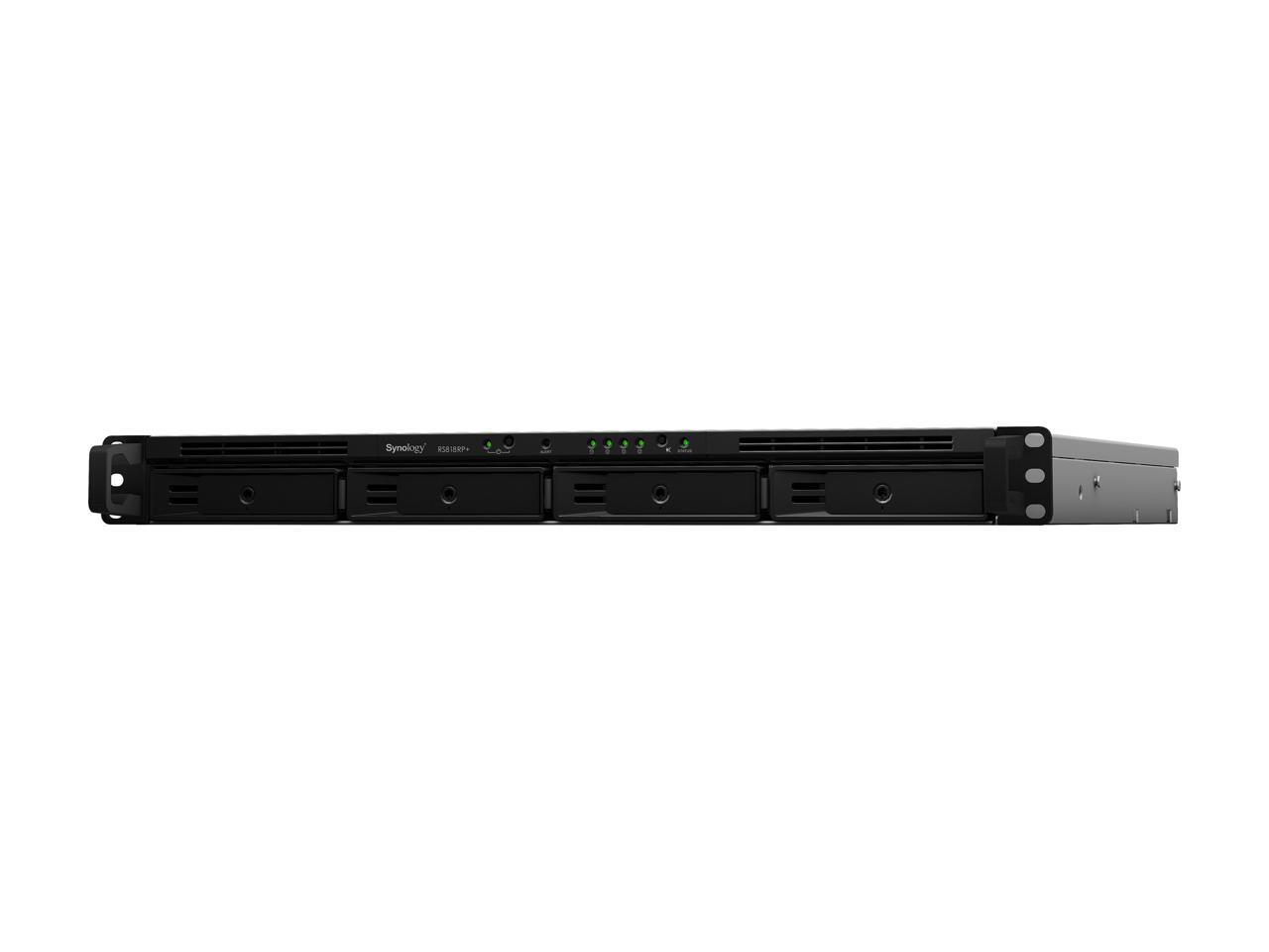 Synology RS818RP+ 4-bay rackmount NAS Network Storage - Newegg.ca