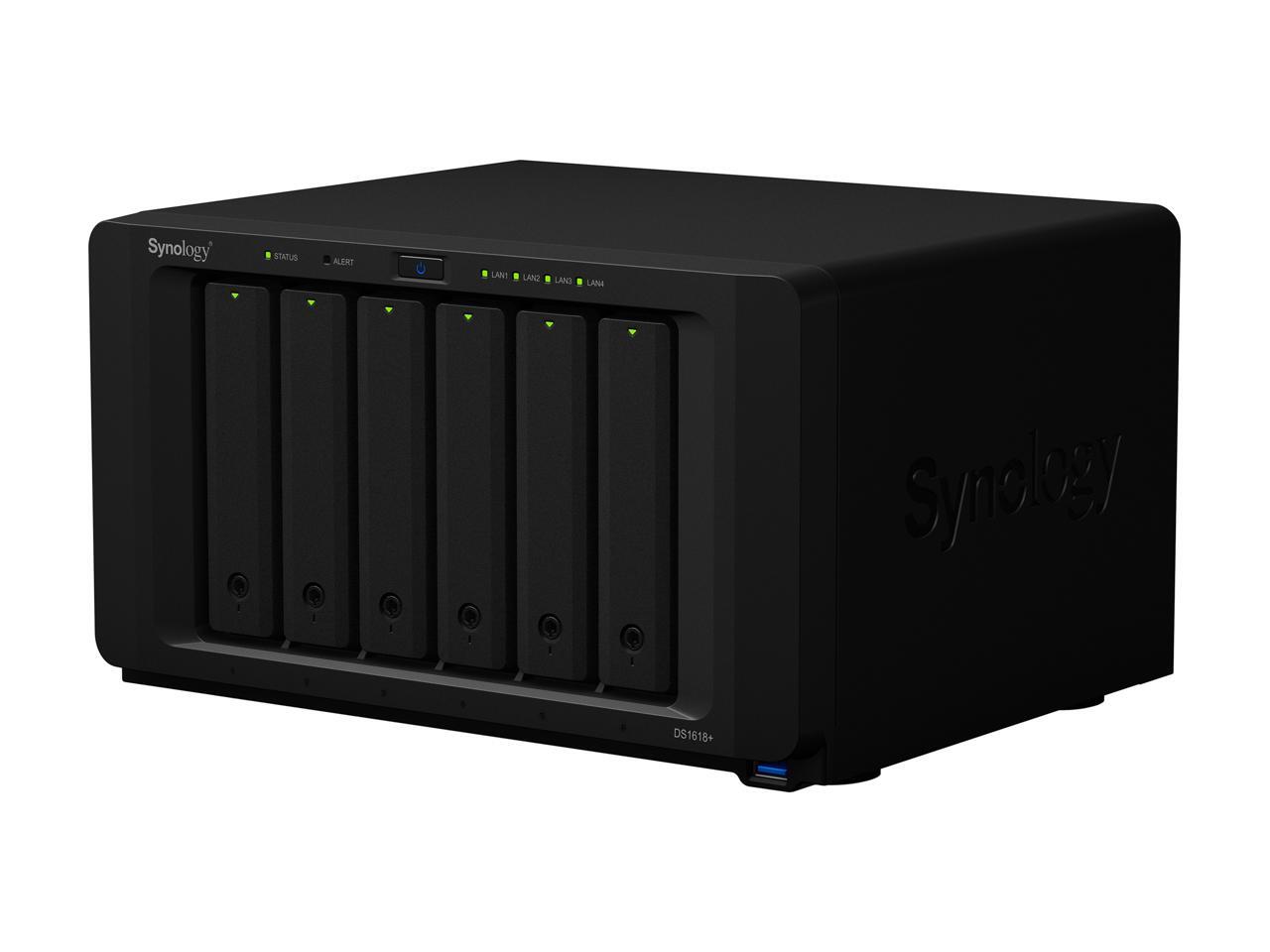 Synology 6 Bay NAS DiskStation - DS1618+ (Diskless) - Newegg.com