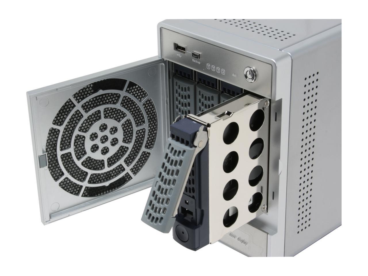 Netgear ReadyNas NV+ 2TB (4 x 500GB) 4-bay Network Storage (NAS) w ...