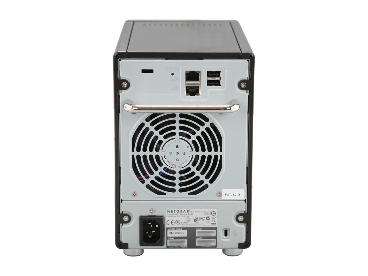 NETGEAR RNDP4410-100NAS ReadyNAS Pro 4 Network Storage for Business ...