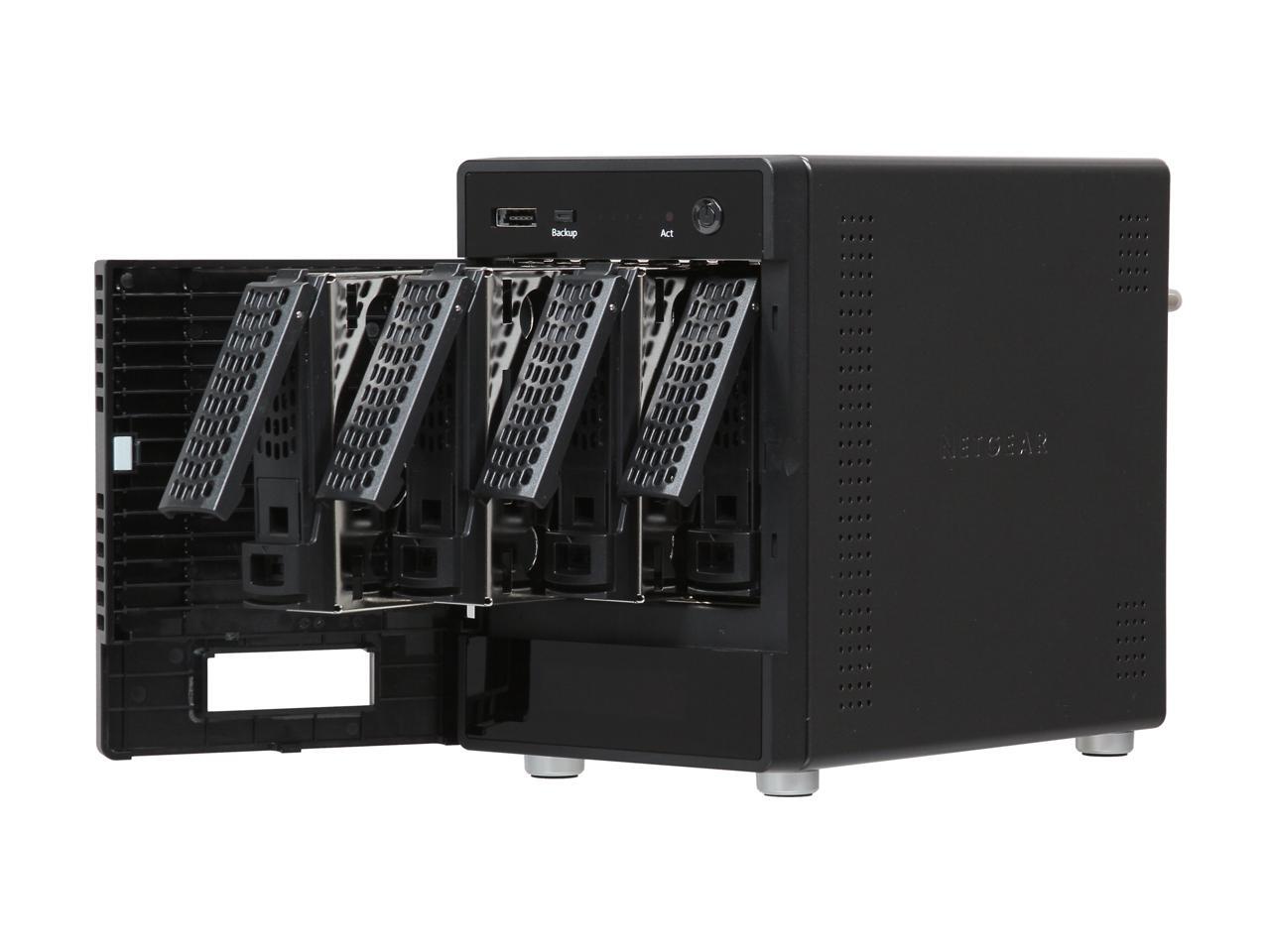 NETGEAR ReadyNAS 314 4-Bay Network Attached Storage Diskless (RN31400 ...