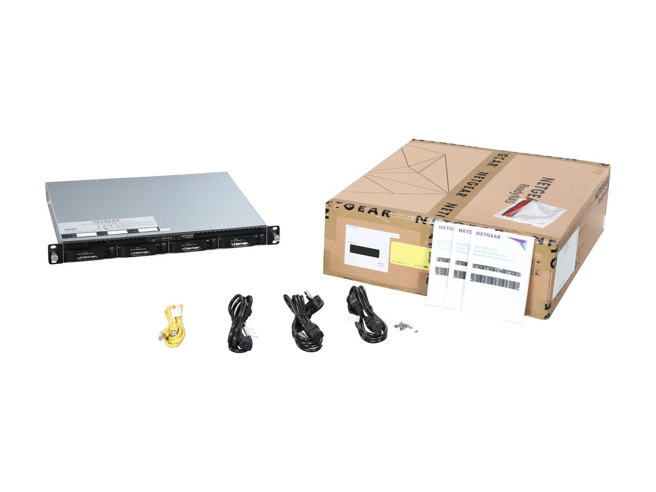 NETGEAR ReadyNAS 3138 1U Rackmount 4-Bay Network Attached Storage ...