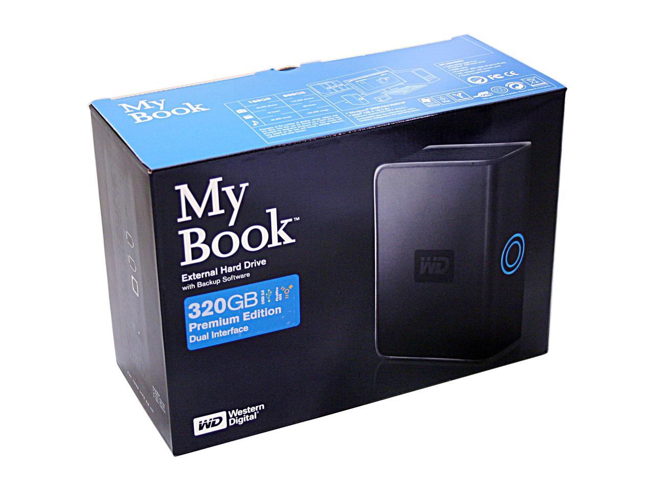 WD My Book Premium 320GB USB 2.0 / Firewire400 3.5" External Hard Drive ...