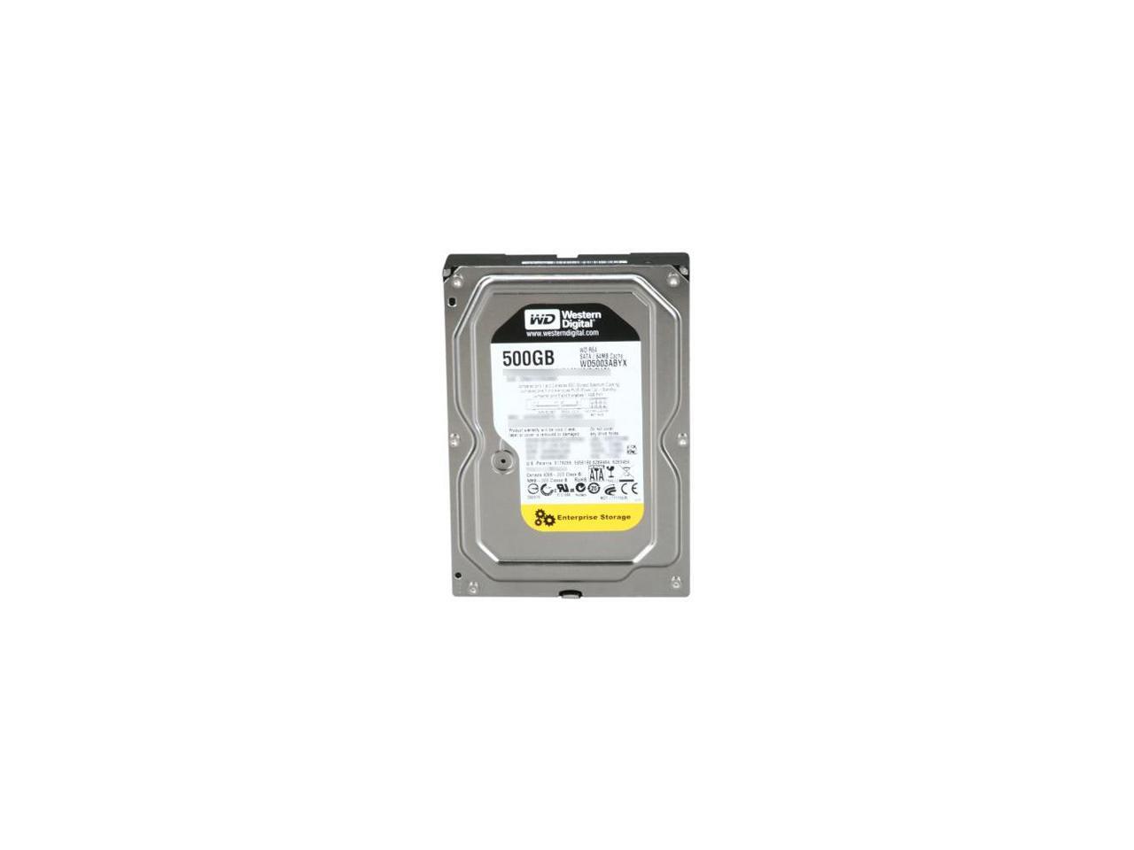 Western Digital WD RE4 WD5003ABYX-20PK 500GB 7200 RPM 64MB Cache SATA 3 ...