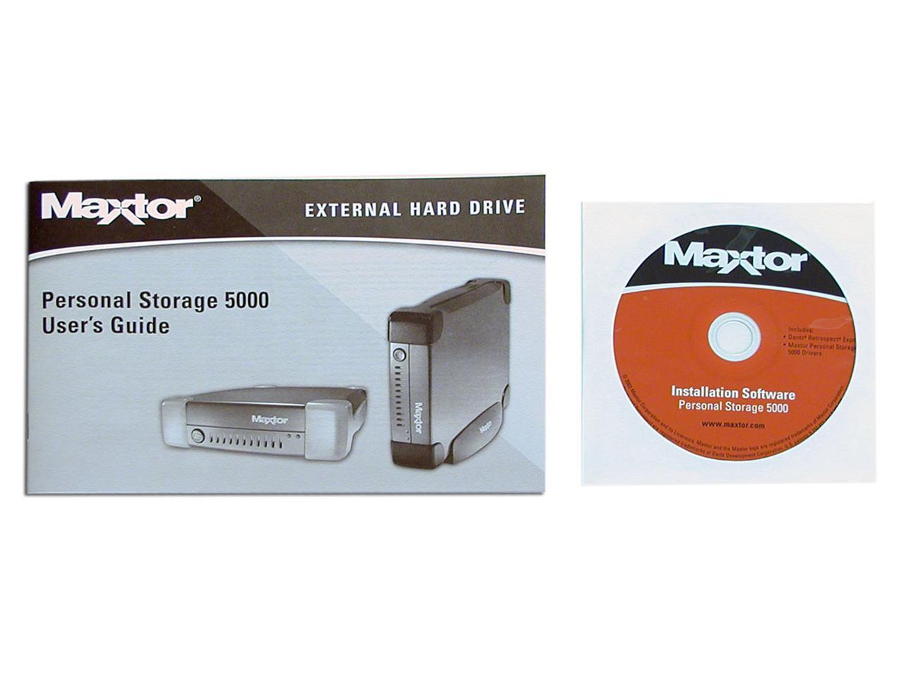 Maxtor Personal Storage 5000DV 200GB USB 2.0 / Firewire400 External ...