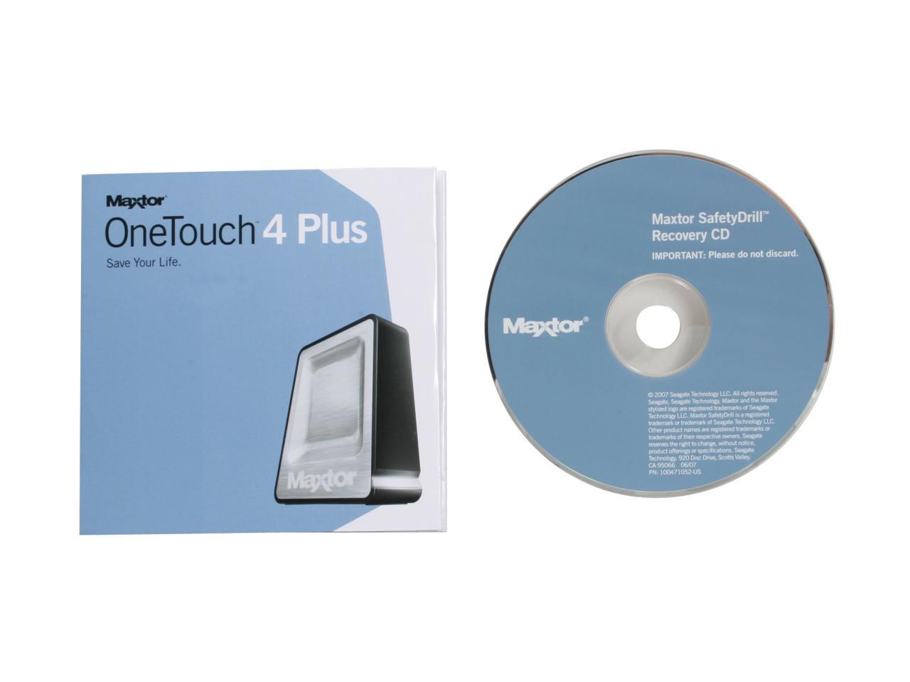 Maxtor OneTouch 4 Plus 500GB USB 2.0 / Firewire400 3.5" External Hard ...