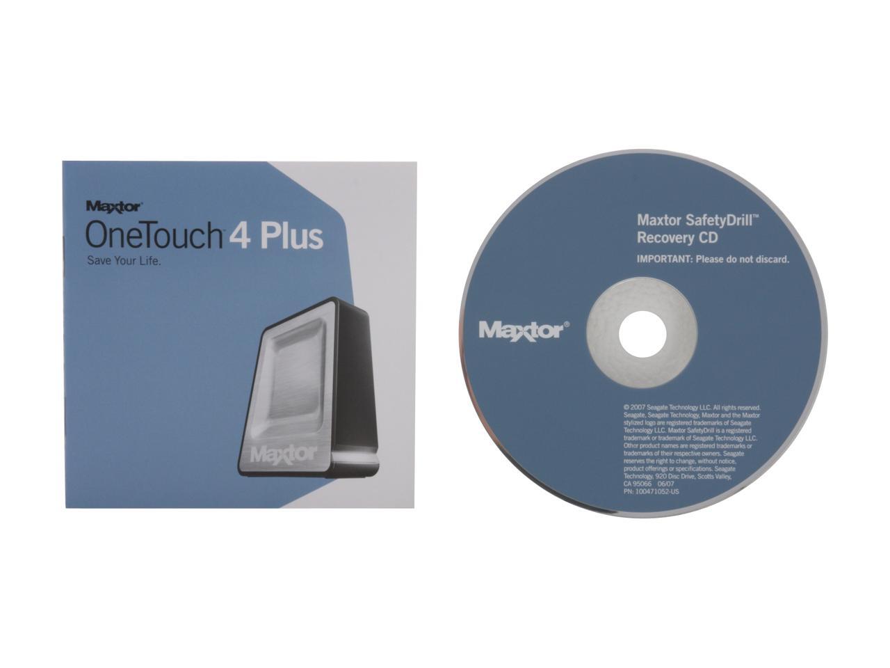 Maxtor OneTouch 4 Plus 750GB USB 2.0 / Firewire400 3.5" External Hard ...