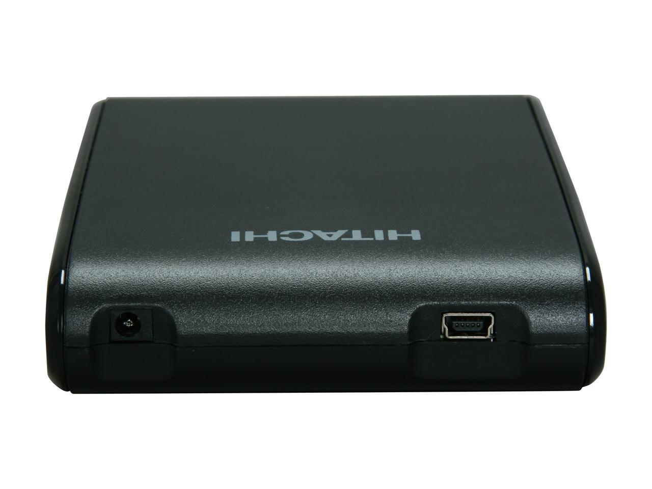 Hitachi GST X Mobile 500GB USB 2.0 2.5" External Hard Drive Black ...