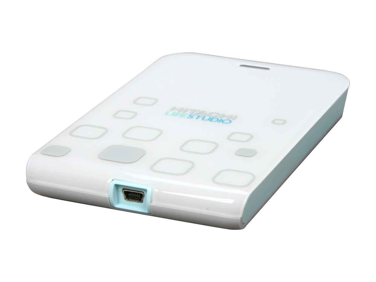 Hitachi GST LifeStudio 500GB USB 2.0 2.5" Portable External Hard Drive ...