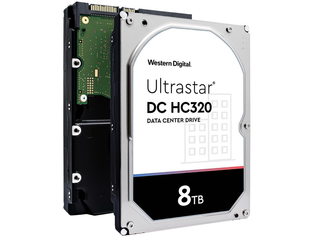 HGST Ultrastar DC HC320 0B36404 8TB 7200 RPM 256MB Cache SATA 6.0Gb/s 3 ...