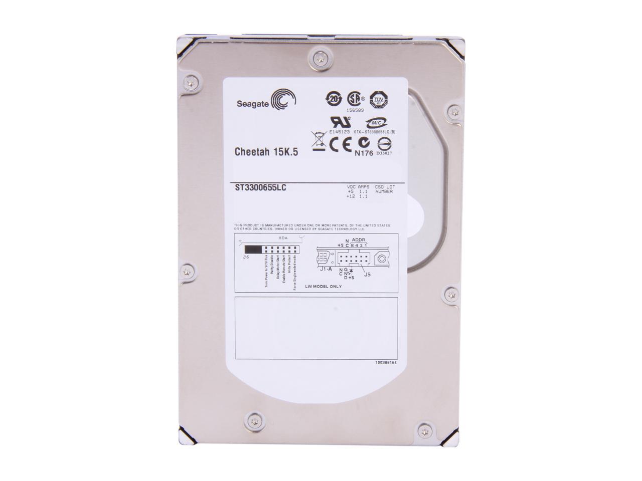 Seagate Cheetah 15K.5 ST3300655LC 300GB 15000 RPM 16MB Cache SCSI ...