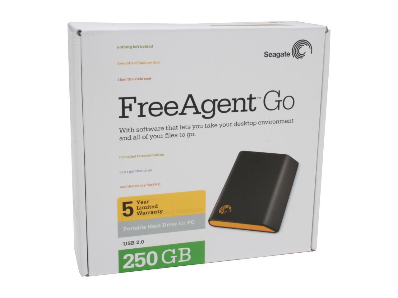 Seagate FreeAgent Go 250GB USB 2.0 2.5" External Hard Drive - Newegg.com