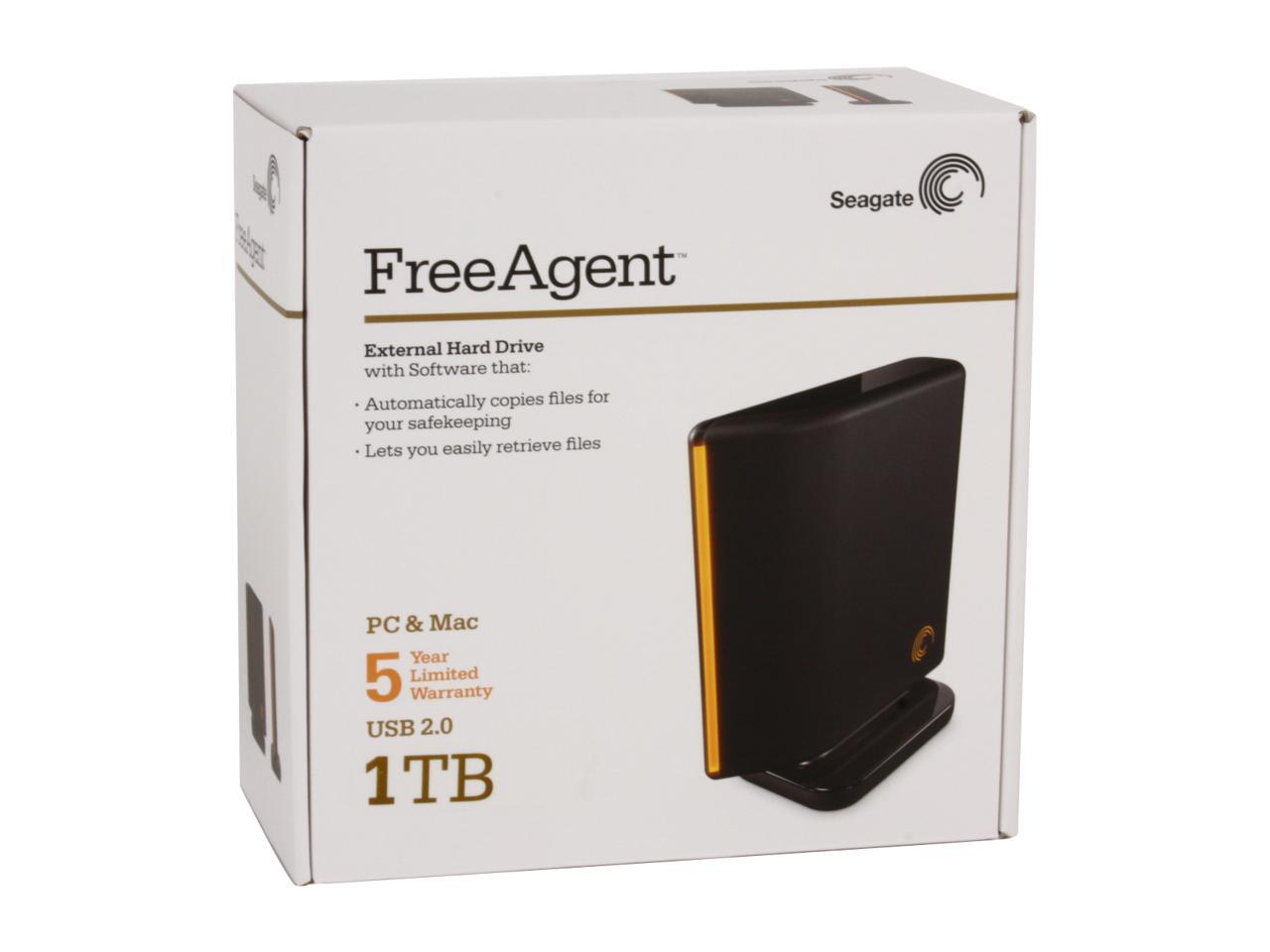 Seagate FreeAgent GoFlex Desk 1TB USB 2.0 3.5" External Hard Drive ...